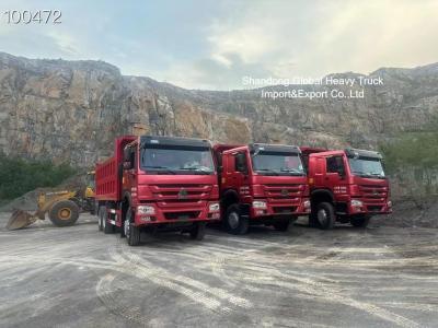 China Heavy Duty HOWO 8×4 Dump Truck with 420HP Engine and Reinforced Chassis for Tanzania Mining for sale