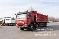 China Sinotruk HOWO 8×4 Dump Truck with 420HP Engine and Reinforced Cargo Body for Heavy Duty Mining for sale