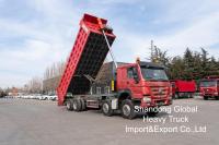 China Sinotruk HOWO 8×4 Dump Truck with 420HP Engine and Reinforced Cargo Body for Heavy Duty Mining for sale