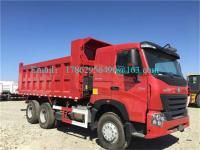 China Large 6×4 Heavy Duty Dump Truck With 400L Fuel Tanker 24V Electric System for sale