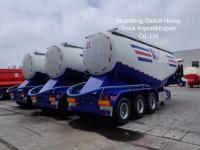 China 40 Tons 40 CBM Bulk Cement Tanker Semi Trailer with High-Strength Steel for Heavy-Duty Transport for sale