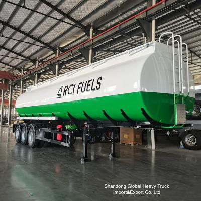 China 3-5 Compartments 50000 Liters Fuel Tanker Semi Trailer with High-Strength Carbon Steel and Low Price for sale