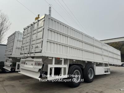 China 2 Axle Fence Semi-Trailer with 30-40 Tons Loading Capacity and Detachable Fence Panels for Livestock and Cargo Transport for sale