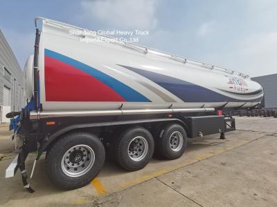 China 45000 Liters 3-Axle Fuel Tanker Semi Trailer for Diesel Transport for sale
