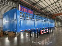 China 3 Axle 60 Ton Fence Semi Trailer for Livestock Transport for sale