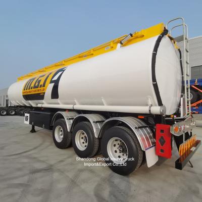 China 3 Axle 45000L Heavy Duty Oil Tanker Semi Trailer for sale