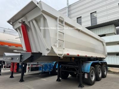 China 3-Axle Steel Dump Semi Trailer for Heavy Loads for sale
