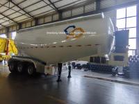 China 35-60 CBM Capacity Cement Tanker Semi Trailer with 3X13 Ton Axle and 28 Ton Landing Gear for Bulk Cement Transport for sale