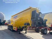China 40 Tons 40 CBM Bulk Cement Tanker Semi Trailer with High-strength Q345 Carbon Steel for Efficient Powder Transport for sale