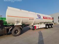 China 3 Axle Heavy Duty Fuel Tanker Semi Trailer 50000L Capacity for sale