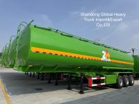 China 3 Axle 45000L Diesel Gasoline Tanker Semi Trailer Heavy Duty for sale