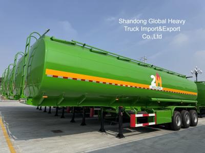 China 3 Axle 45000L Diesel Gasoline Tanker Semi Trailer Heavy Duty for sale