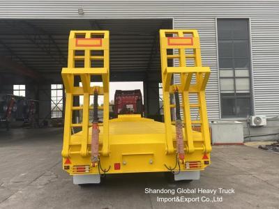 China 40FT Heavy Duty Tri-Axle Flatbed Semi Trailer - ECE, CE Certified for sale