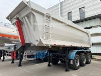 China 3-Axle Steel Dump Semi Trailer 95000kg Load Capacity for sale