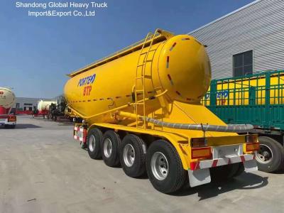 China 4-Axle Cement Bulker Trailer 40-80t Capacity ECE CE Certified for sale