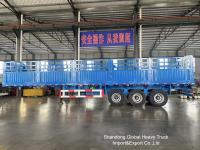China 3 Axle 50 Ton Fence Semi Trailer with Air Suspension for sale
