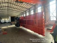 China 3 Axles Excavator Transport Lowbed Semi Trailer with Jost 28ton Outrigger and 13m Length for sale