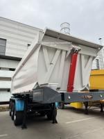 China 80 Tons 3 Axles 4 Axles Hydraulic Side Tipper Semi Trailer Heavy Duty Dump Semi Truck Trailer for Nigeria for sale