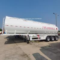China 48000L Oil Fuel Tanker Semi Trailer 3 Axle Heavy Duty for sale