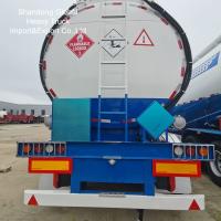 China 3-Axle 45000L Diesel Gasoline Tanker Semi Trailer with ABS Brakes for sale