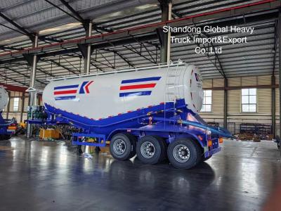 China 45 Cbm Cement Bulker Semi Trailer with 3 Axles for Dry Powder Transport for sale
