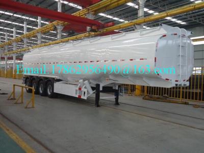 China 33 Cbm Heavy Duty Semi Trailers Oil Tank Trailer Stainless Steel 304 Material for sale