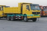China 10 Wheeler 6x4 Yellow Heavy Duty Dump Truck For Road Project Solution ZZ3257N3847A for sale