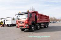 China HOWO Dump Truck Tipper Truck with 400L Fuel Tank EURO II/III Emission Standard and 10 or 12-speed Manual Gearbox for sale