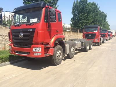 China 12 Wheeler 8x4 Tractor Unit , Heavy Automatic Tractor Truck HW19710 Transmission for sale