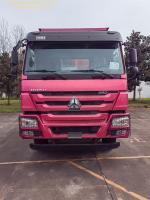 China Heavy Duty HOWO Dump Truck with Reinforced Steel Chassis U-shaped Cargo Body and HYVA Front-Lifting Hydraulic System for sale