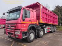 China Sinotruk HOWO Used Tipper Truck 380HP 430HP Cargo Truck 12 Wheels 8X4 HOWO Dump Truck for sale