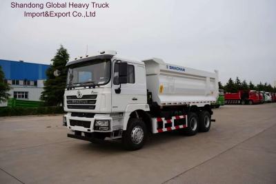 China Shacman F3000 Heavy Duty Dump Truck with FAST 12-speed Manual Gearbox MAN 16T Rear Axles and 400L Aluminum Alloy Tank for sale