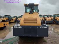 China XCMG XS203J 20 Ton Single Drum Vibratory Road Roller with 132 kW Engine for Heavy-Duty Compaction for sale