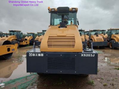 China XCMG XS203J 20 Ton Single Drum Vibratory Road Roller with 132 kW Engine for Heavy-Duty Compaction for sale