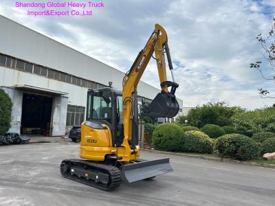China XCMG XE35U 4.2 Ton Mini Excavator with 3.75 Tons Operating Weight and 18.2 kW Kubota Engine for Urban Construction for sale