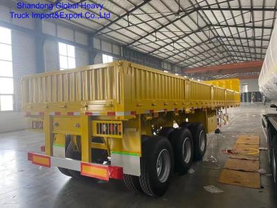 China 3 Axle Cargo Semi-Trailer with 12-13.6 Meters Length 2.5m Width and 1.5m Height for Heavy Duty Transport for sale