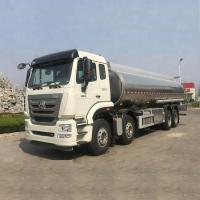 China 10 Wheeler Cooking Oil Bulk Tank Truck , Tank Transport Truck 40000L Volume for sale