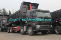 China Middle Lift HOWO Mining Dump Truck 8x4 With HW76 Lengthen Cab ZZ1317N3867A for sale