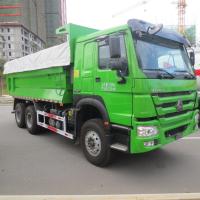 China Green Intelligent Residue Mining Dump Truck Euro 2 6X4 With ZF8118 Steering for sale