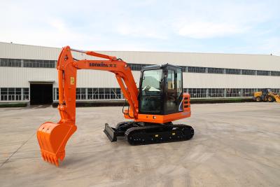 China 6 Ton Hydraulic Crawler Excavator with 15.4kw/2400rpm Power and 5900*2000*2600 mm Specification for sale