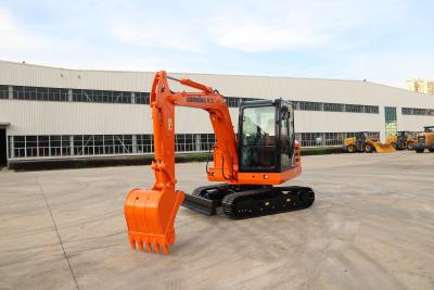 China Lonking 6 Ton Hydraulic Mini Excavator with 15.4kw/2400rpm Power and 5900*2000*2600 mm Compact Size for sale