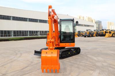 China Lonking 6 Ton Hydraulic Mini Excavator with 15.4kw/2400rpm Engine and 5900*2000*2600 mm Compact Design for sale