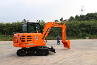 China Lonking 6 Ton Hydraulic Crawler Excavator with 0.5~1.0m³ Bucket Capacity and 15.4kw/2400rpm Power for sale