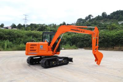 China Lonking LG6075 7 Ton Electric Drive Compact Crawler Excavator for Construction Projects for sale