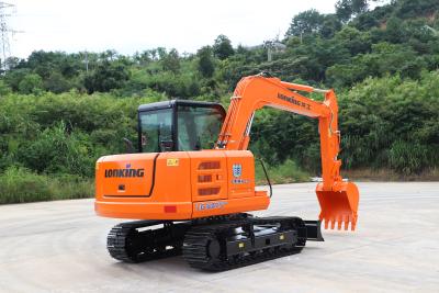 China LONKING LG6075 7.5 Ton Hydraulic Excavator with 0.25-0.30 m³ Bucket and Powerful Engine for sale