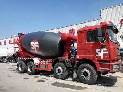 China HOWO 8×4 Concrete Mixer Truck with 12m³ Capacity and Heavy-Duty Chassis for Large Construction Projects for sale