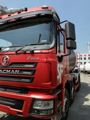 China Shacman Heavy-Duty 300-400hp 8X4 Concrete Mixer Truck with 12m³ Capacity for Mining Roads for sale