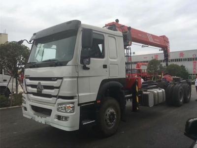 China Commercial 12 Ton Boom Truck Crane 6x4 Driving Type 20.5m Max Lifting Height for sale