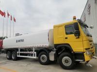 China Sinotruk HOWO 8×4 Drive Wheel Water Tanker Truck with Carbon Steel Tank and 10 Cubic Meters Capacity for sale