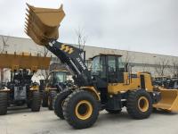 China XCMG ZL50GN 5.5t Rated Load Wheel Loader with 162kW Rated Power and Rock Bucket for Construction for sale
